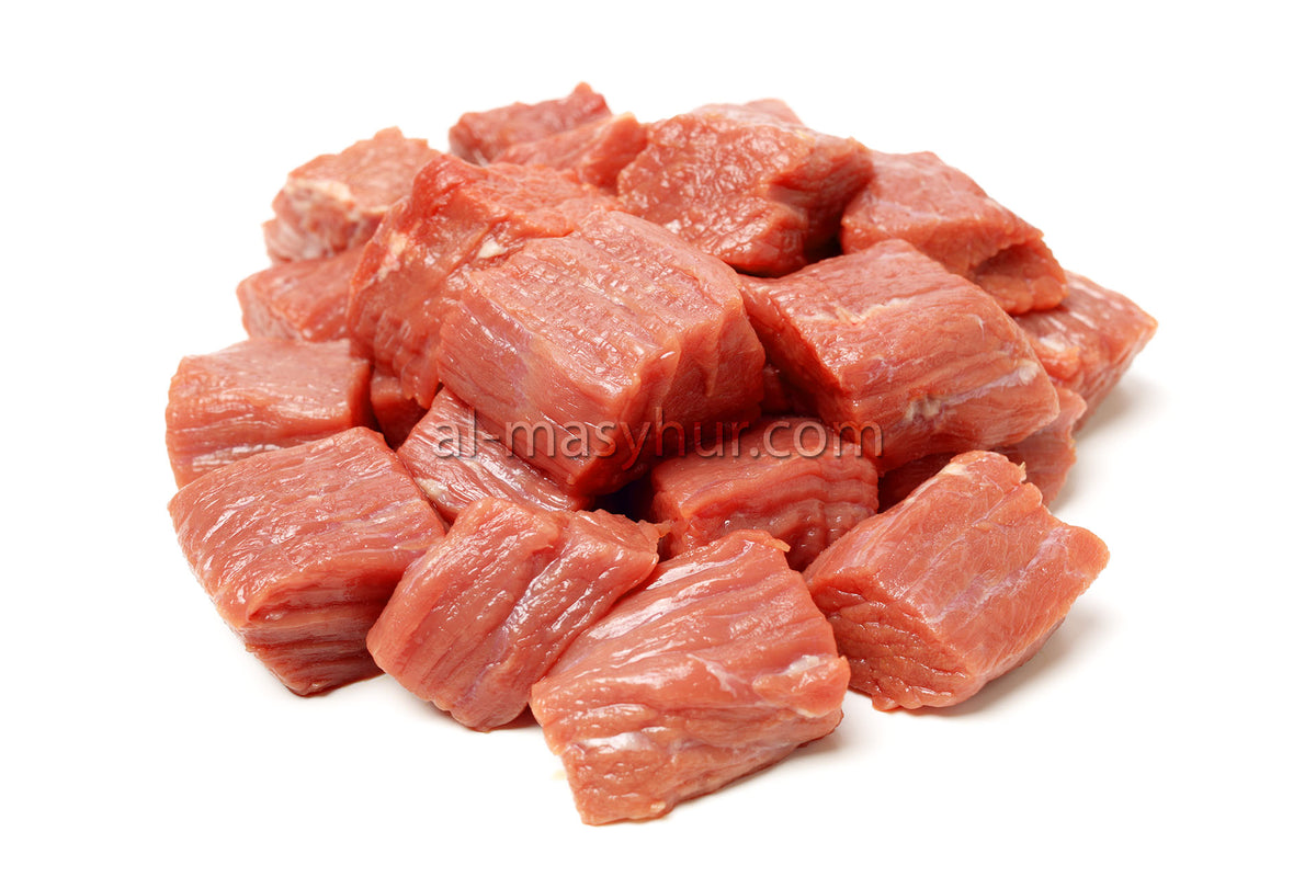 B05C - Beef Chuck Tender 1kg (Batang Pinang) - 1.5" inch Cube | Al-Masyhur
