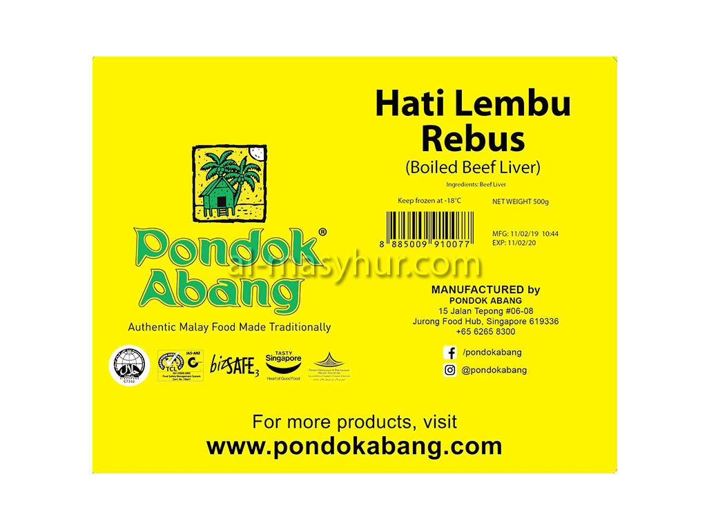 E067 - Pondok Abang - Hati Rebus 500g | Al-Masyhur