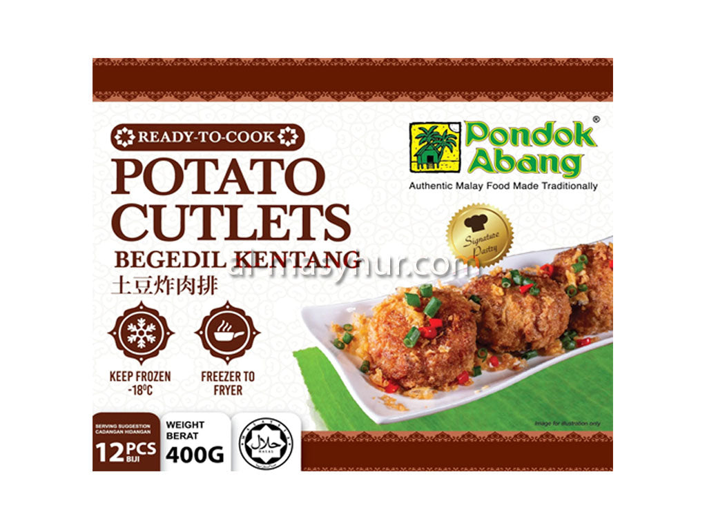E069 - Pondok Abang - Potato Cutlets (Bergedil Kentang) 400g | Al-Masyhur