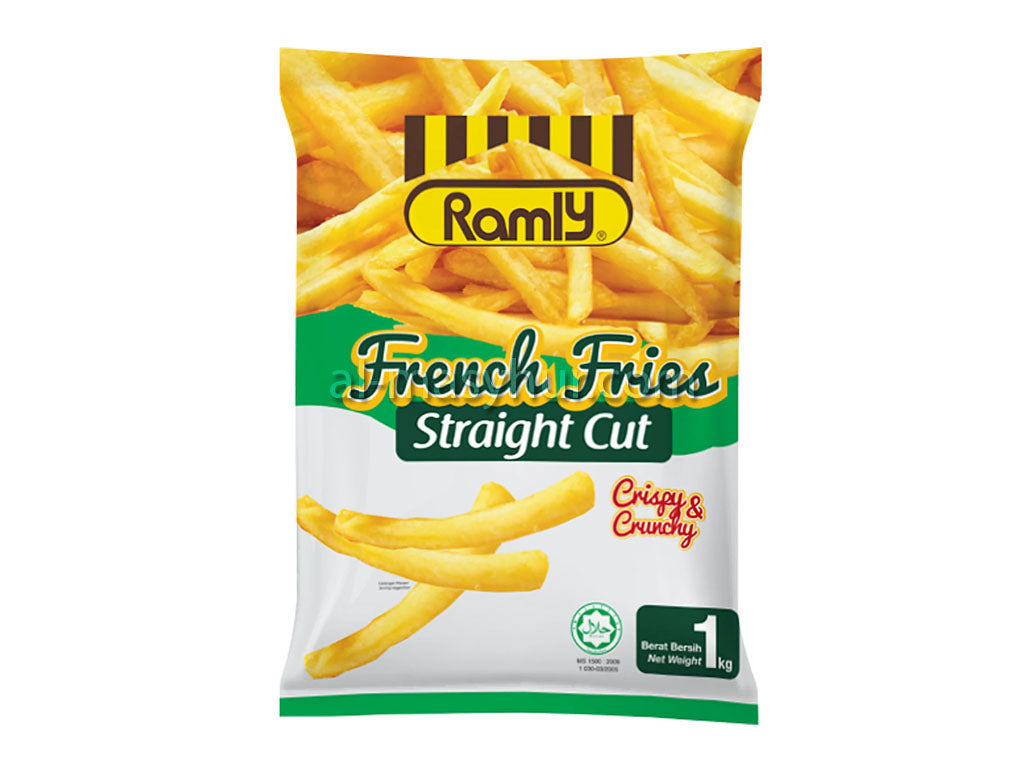 E102 - Ramly - Straight Cut Fries 1kg | Al-Masyhur